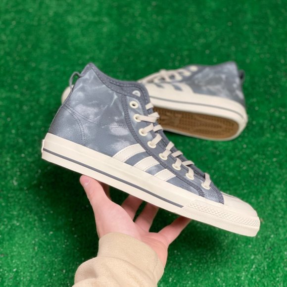 adidas | Shoes | Adidas Originals Nizza High Rf Mens Casual Shoes Gray ...